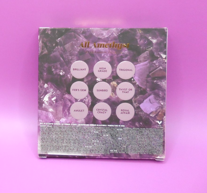 Colourpop All Amethyst Pressed Powder Eyeshadow Palette 9.00g / .3 oz ...
