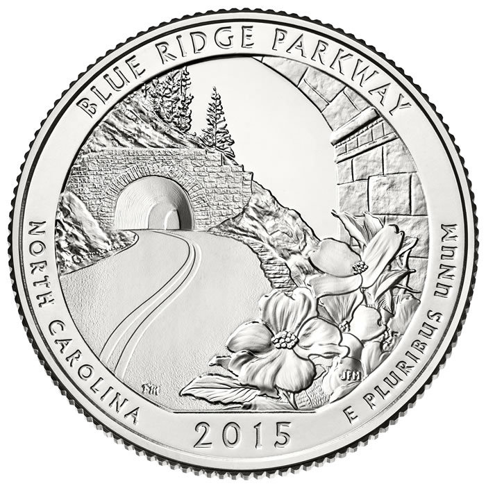 2015 P&D Set American Beautiful National Park Quarters U.S. Mint Coins ...