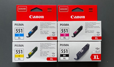 Genuine Canon Ink Multipack - CLI-551 XL SET / MG5751 MG5750 (INC VAT ...