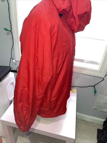 Kiefer Adult XL Red Swimming Lifeguard Rain Wind Jacket Hooded ...