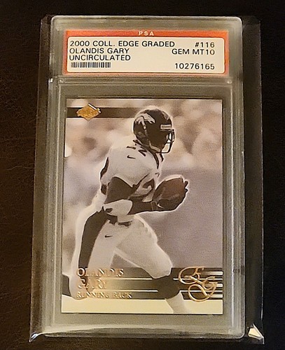 Olandis Gary 2000 Collectors Edge Graded Uncirculated/5000 #116 PSA 10 ...