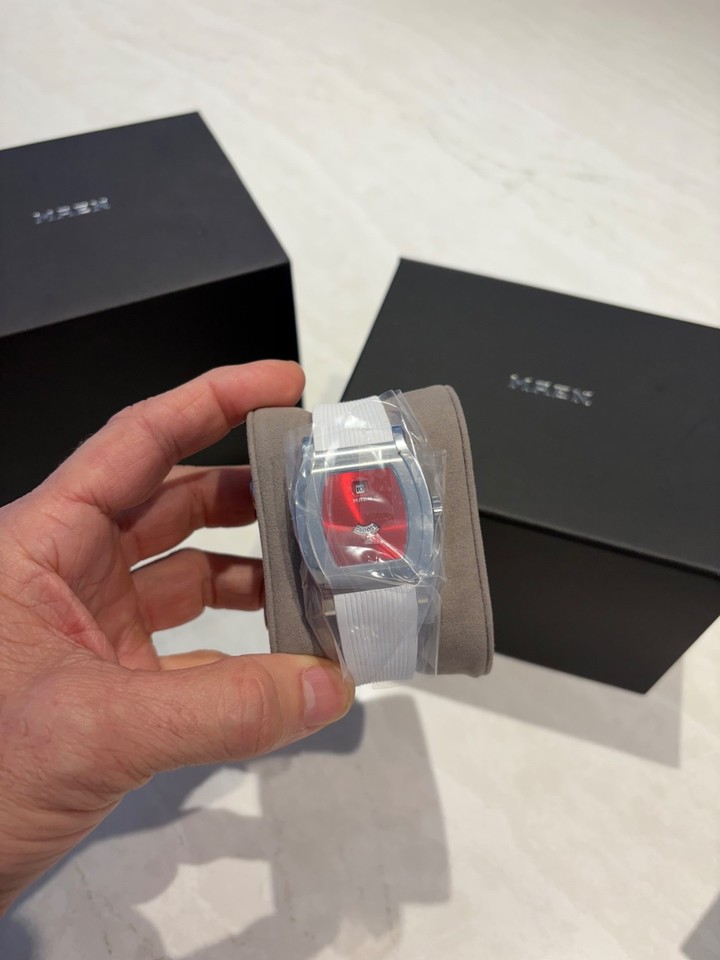 Maen x Nico Leonard Grand Tonneau Jump Hour White/Red New Unworn SOLD ...
