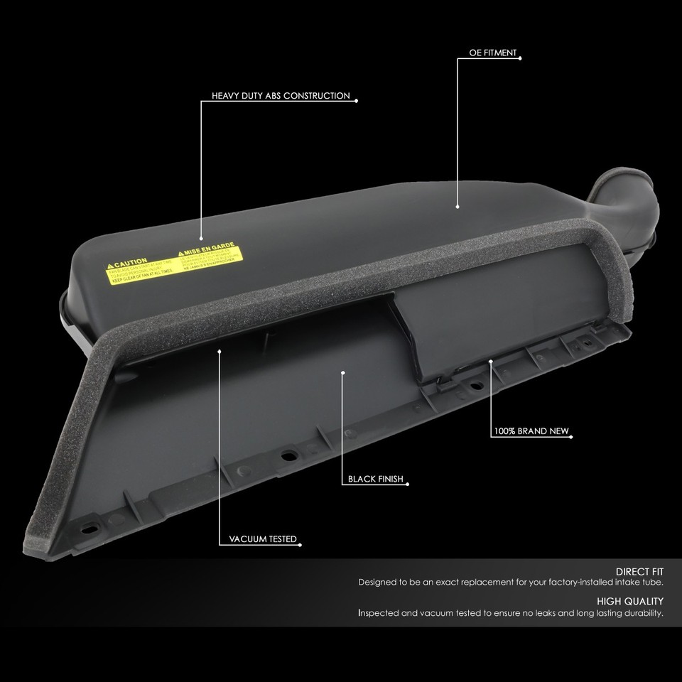 Engine Cold Air Intake Resonator Inlet Duct Kit For 2007-2008 Nissan ...
