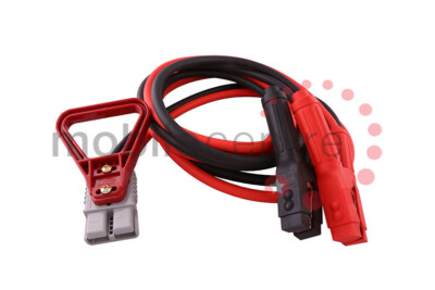 croc clips lead 1.5m long 35mm2 cable Grey Anderson SB175 connector red ...