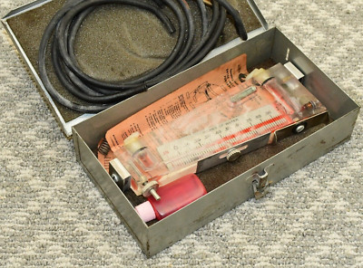 Dwyer Test Gauge 1917637 W/ Case and Attachment-Water Column Manometer ...