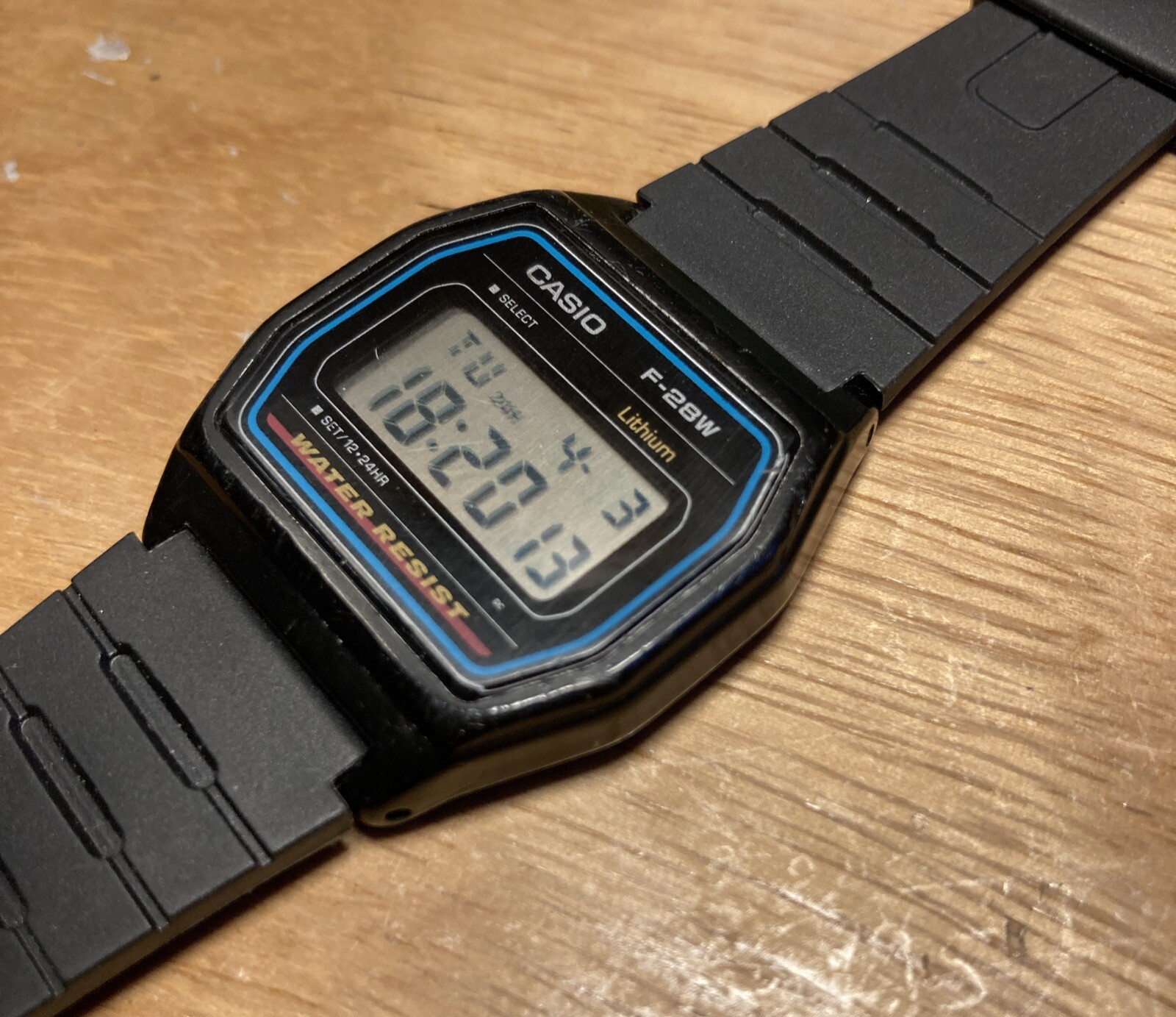 Vintage Casio F-28W (1156) Men's Digital Watch Collector Rare for sale ...