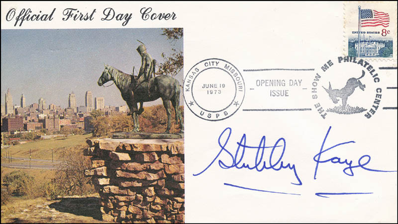 STUBBY KAYE - FIRST DAY COVER SIGNED | eBay