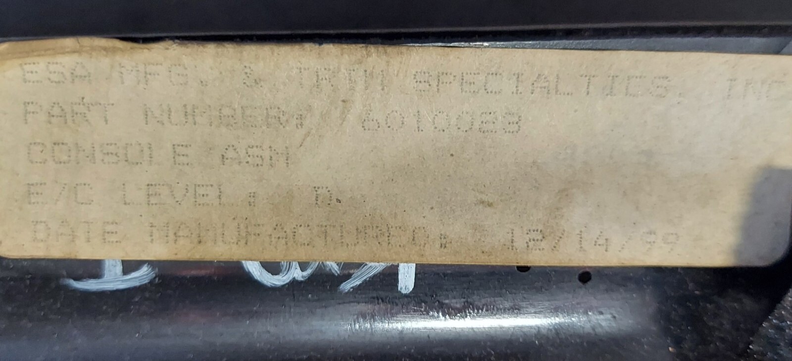New Tan OEM 1999 HUMMER H1 Front Console Doghouse Engine Cover AM ...
