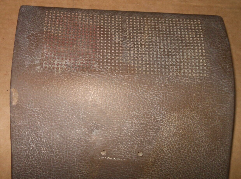 68 69 AMC JAVELIN AMX DASH CENTER SPEAKER GRILL INTERIOR VINYL TRIM ...