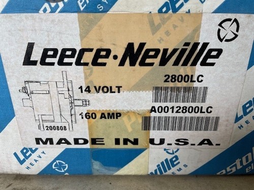 New in Box LEECE - NEVILLE 2800LC ALTERNATOR-14V 160AMP A0012800LC | eBay