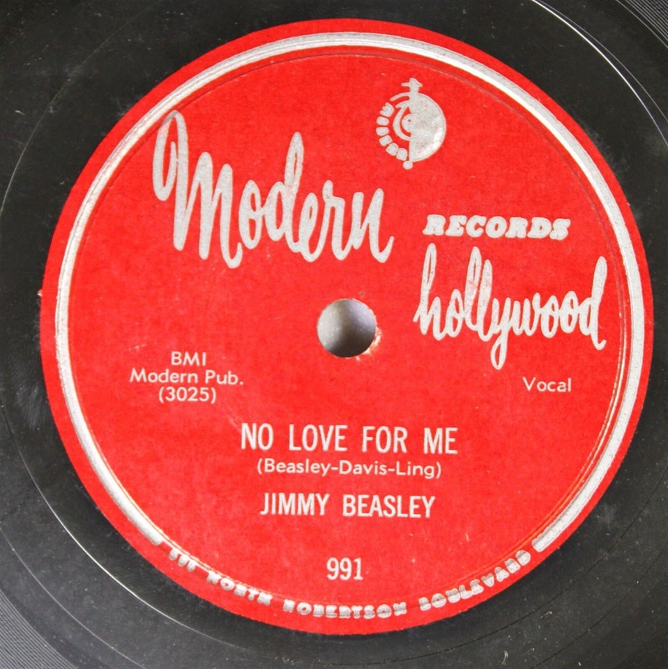 Hear! R&B 78 Jimmy Beasley - Ella Jane / No Love For Me On Modern | eBay