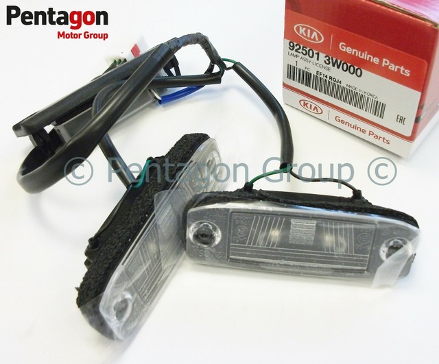 Genuine Kia Sportage 2010-2015 Rear Number Plate Lamp Light 925013W000 ...