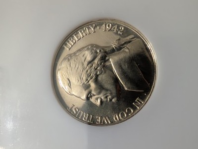 1942-P Proof Silver Jefferson War Nickel 5C Pci PF65 Light Cameo Proof ...