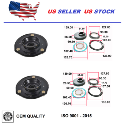 Strut Shock Mount Set Front For Toyota CAMRY Lexus ES300 1992-1994 ...