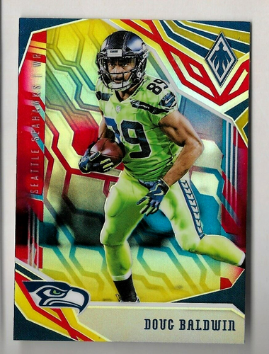 DOUG BALDWIN 2018 PHOENIX FOOTBALL COLOR BURST PARALLEL INSERT CARD #90 ...