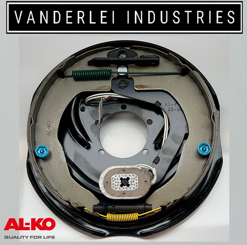 Genuine AL-KO 12" Electric Brake Backing Assembly ~ Right ~ alko 331300 ...