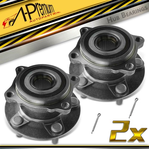 A-Premium 2x Rear Wheel Bearing Hubs for Citroen C Peugeot Mitsubishi ...