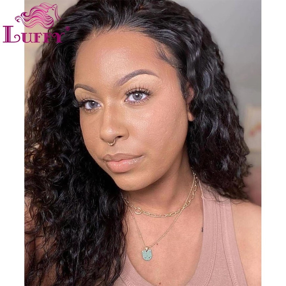 Loose Wave 360 Full Lace Human Hair Wig Glueless 13*6 Lace Front Wig ...