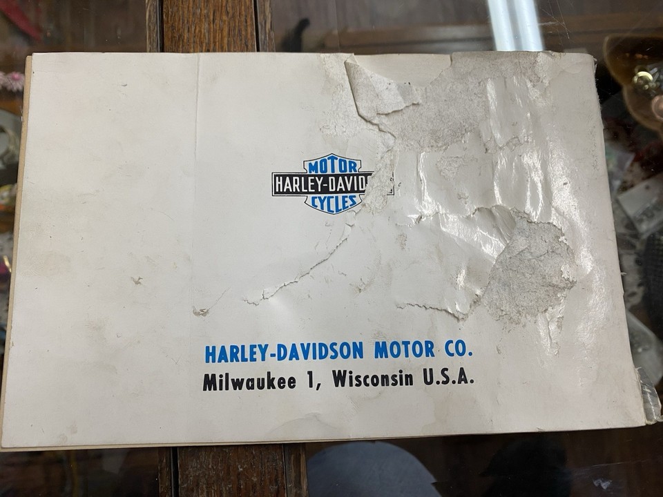 Rider Handbook for Harley Davidson Servi-Car 99462-64 OEM RARE | eBay