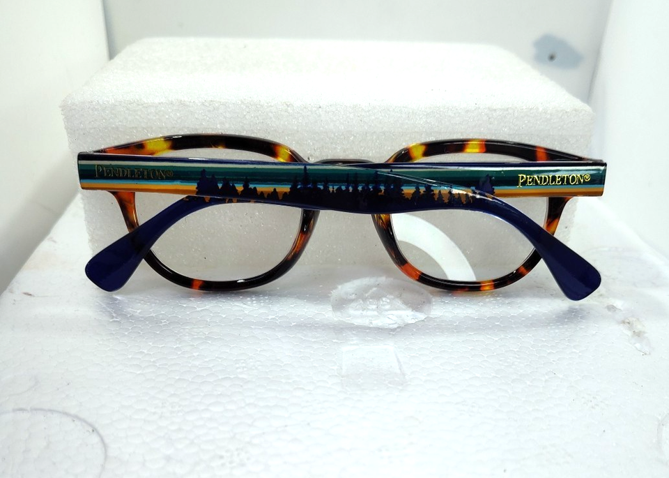 Pendleton Westerly Pacific Wonderland Round Tortoise Eyeglasses Frames ...