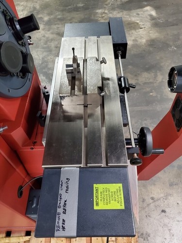 2009 STARRETT OPTICAL COMPARATOR 24" Dia Model HF600 Quadra Check 200 ...