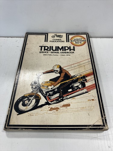 Triumph Motorcycle 500 650 750 Twins 63 64 65 66 76 Service Repair shop ...