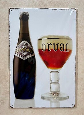 ORVAL BELGIAN BEER METAL SIGN BAR MAN CAVE PUB CAFE CRAFT 20x30cm | eBay UK