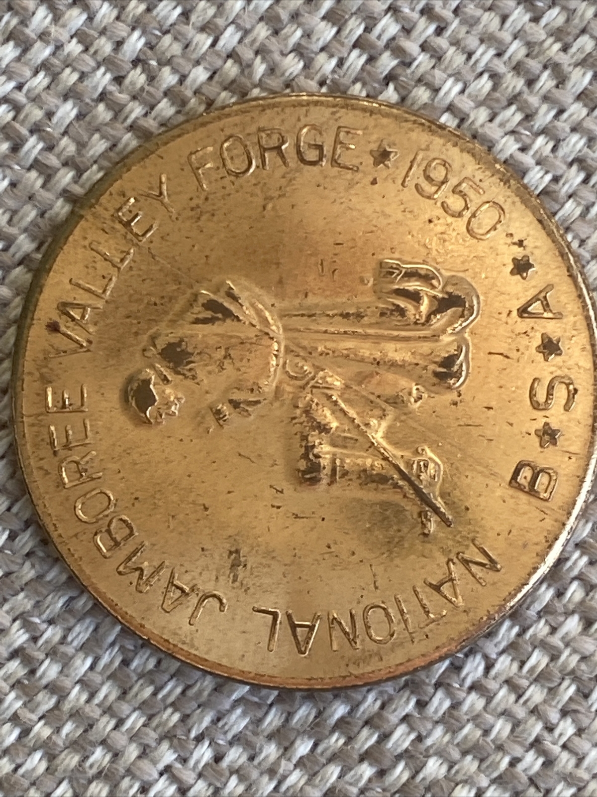 1950 - NATIONAL JAMBOREE VALLEY FORGE - COIN TOKEN- BSA BOY SCOUTS | eBay