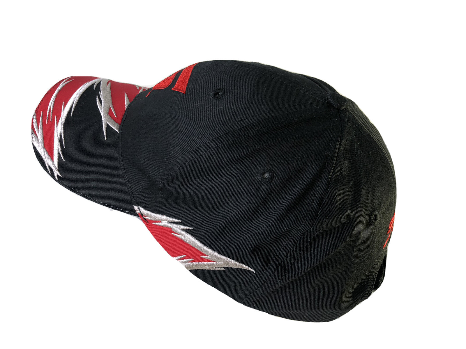 Snap On Tools Black Silver & Red Lightning Bolt Mens One Size Baseball ...