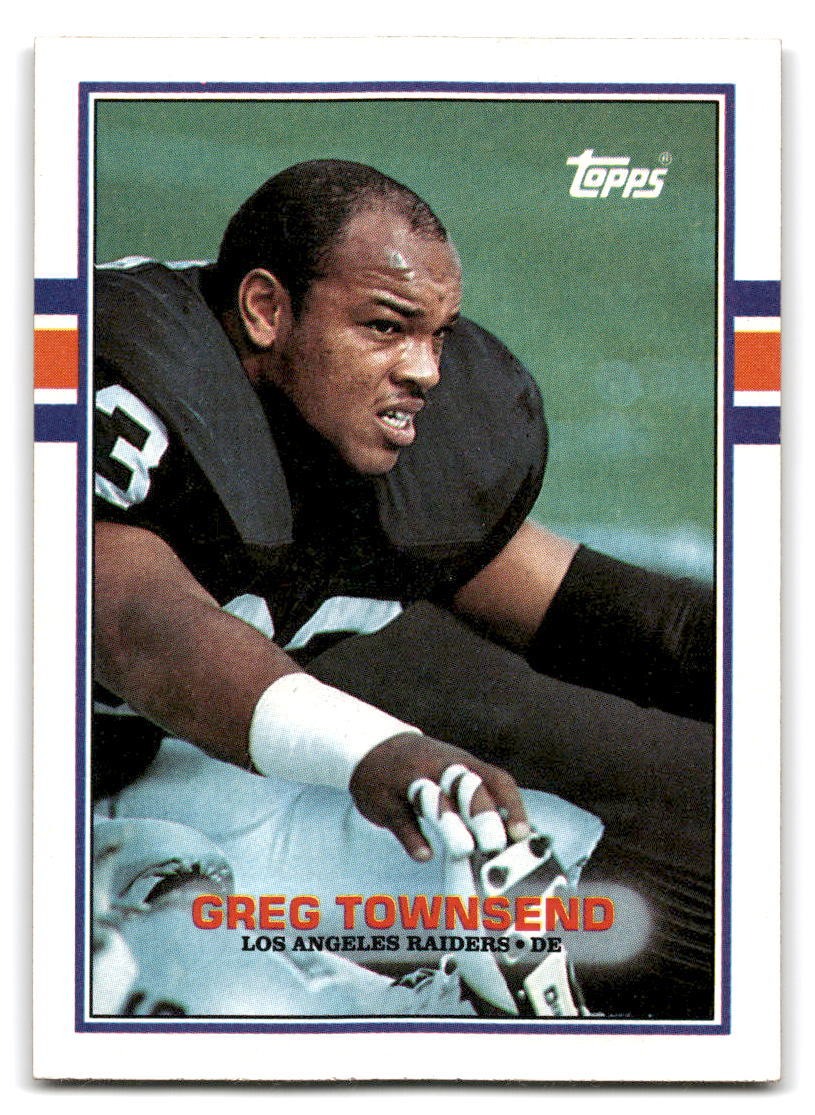 Greg Townsend 1989 Topps FOOTBALL #274 Los Angeles Raiders | eBay