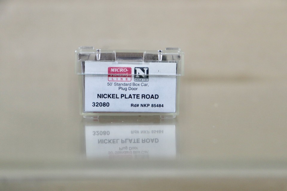 Micro Trains Mtl 32080 N Gauge Nickel Plaque Route 50' Standard Box Car ...