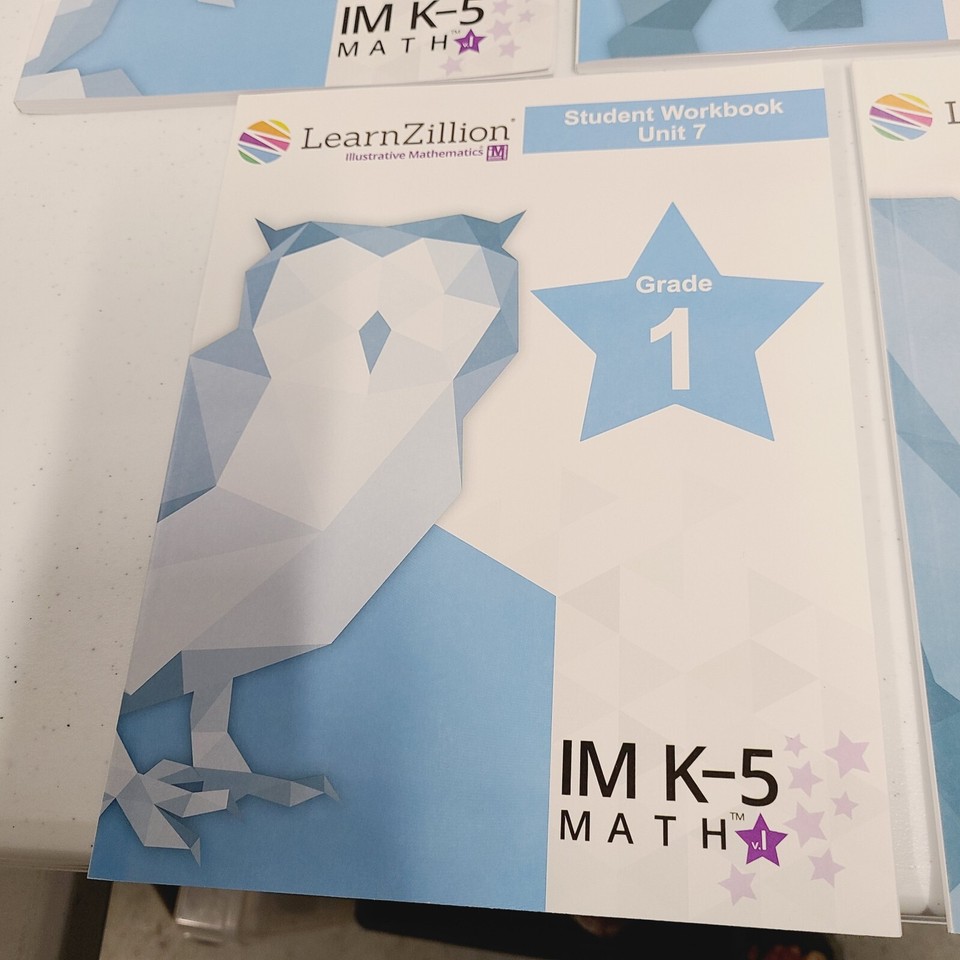 Grade 1 Student Workbooks - Units 1-8 - Learn Zillion Illustrative Mathematics | eBay