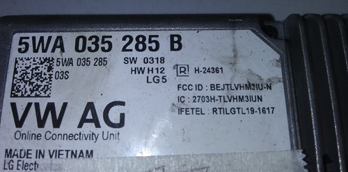 Genuine Volkswagen OE Contr.Unit 5WA-035-285-B for sale online | eBay