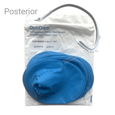 Dental Kerr 3D Rubber Dam Sheets OptiDam Anatomical Frame Anterior ...