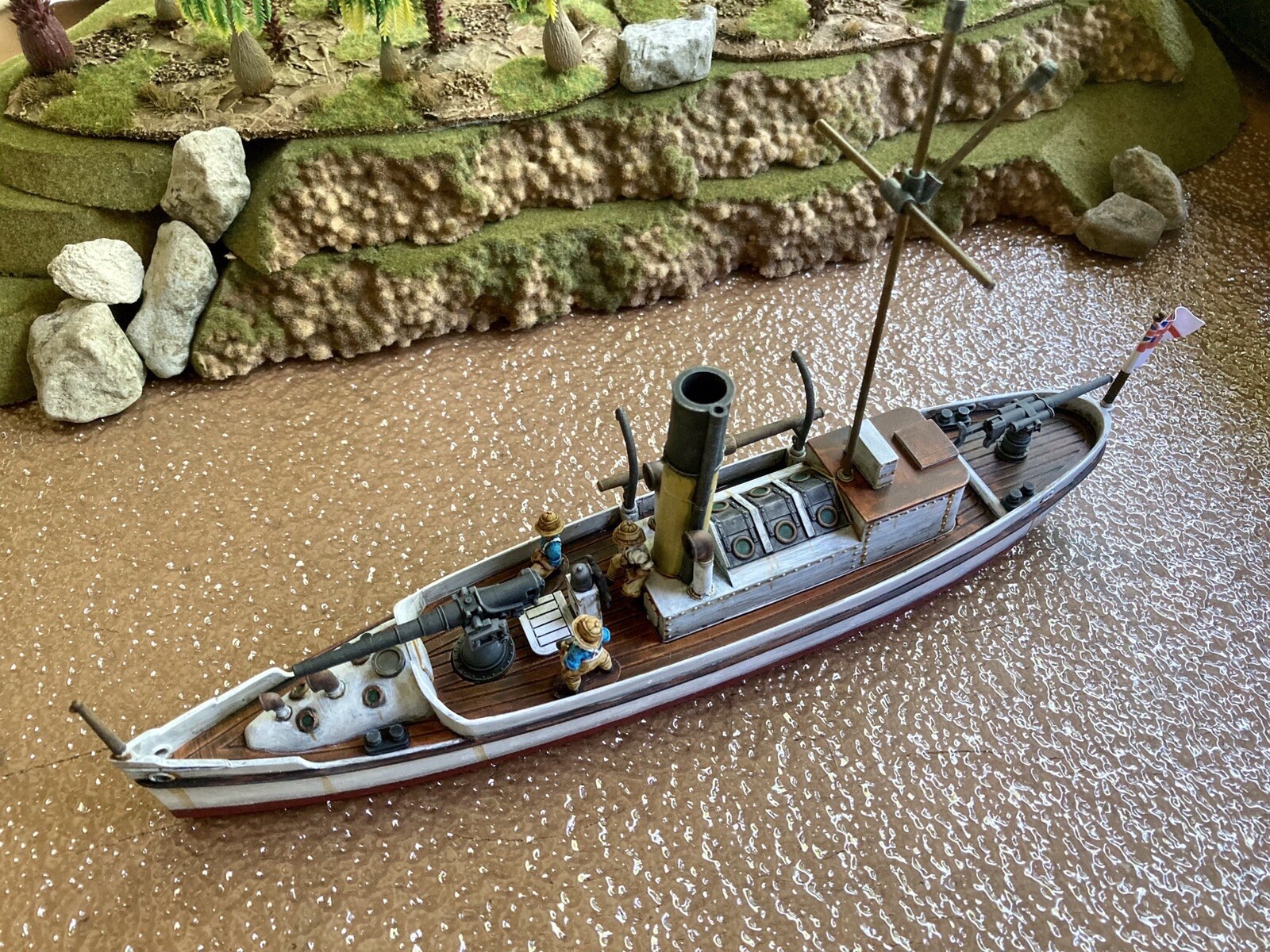 WW1 German/British Steamer Kit “KINGANI” “HMS FIFI” East Africa (1/56 ...