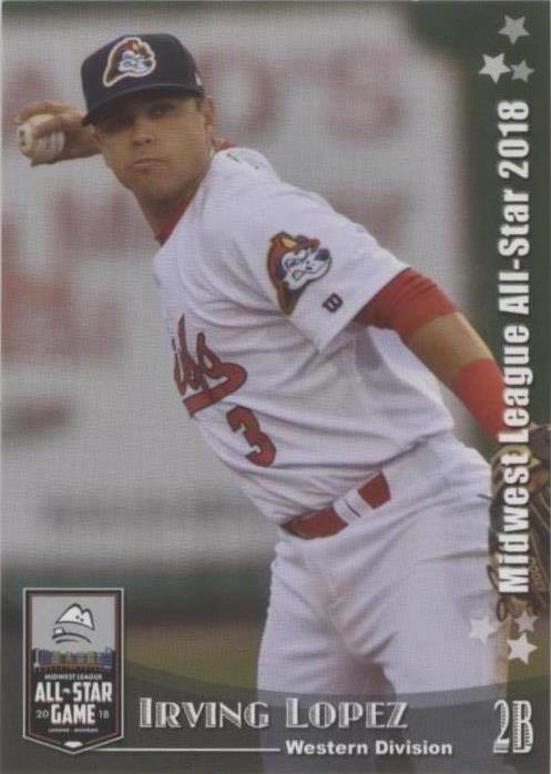 2018 Grandstand Midwest League All-Star Game - Irving Lopez (RC) for ...