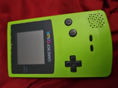 Nintendo GameBoy Color Kiwi Lime Green Console CGB-001 Damaged | eBay