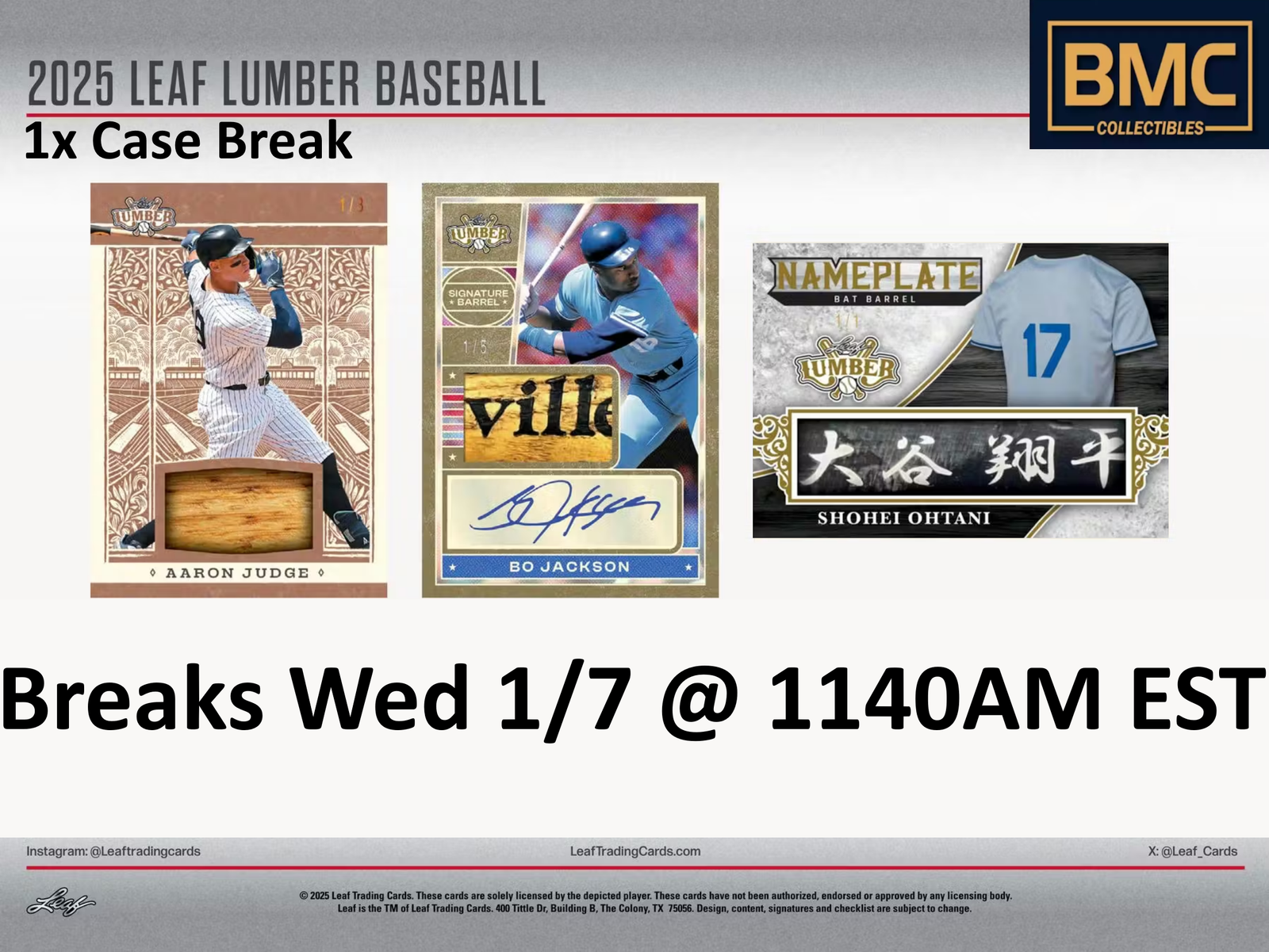 Stan Musial 2025 Leaf Lumber Baseball Hobby 1x Case Break #2 | eBay