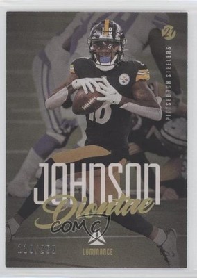 2021 Panini Luminance Gold /299 Diontae Johnson #80 | eBay