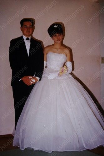 1964 young prom couple posed portrait 35mm Slide Sl11 | eBay