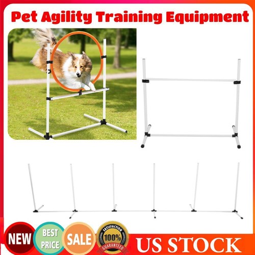 Dog Agility Hoop Pets Ring Equipment Training Portable Obstacle Course ...