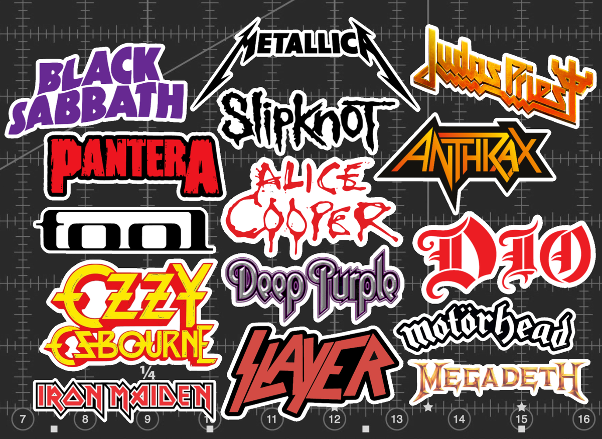 Thrash Metal Band Logos