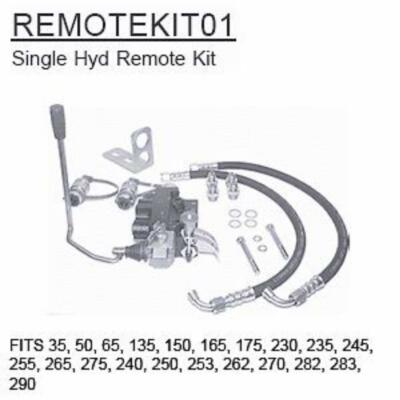 REMOTEKIT01 For Massey Ferguson Single Hyd Remote Kit 35 50 65 135 150 ...