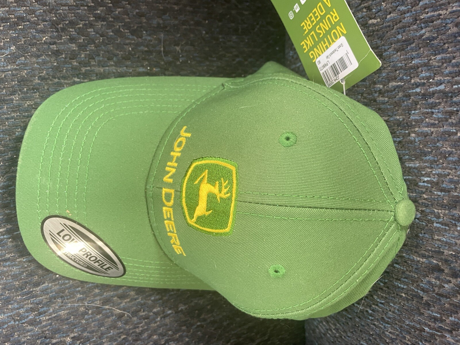 LP69072 John Deere Licensed Green Cap / Hat Low Profile United Ag And ...