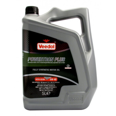 VEEDOL Veedol Powertron Plus 5W40 - 5 Litre - 5017 | eBay