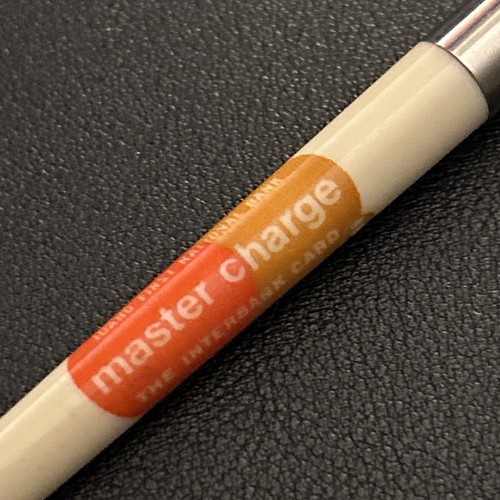 Vintage Ballpoint Pen MasterCharge Master Charge Credit Card | eBay