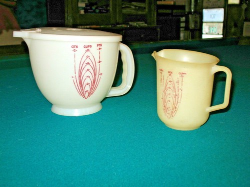 Tupperware Mix N Store 8 Cup Pitcher W/Lid 16 Oz Pitcher Vintage ...