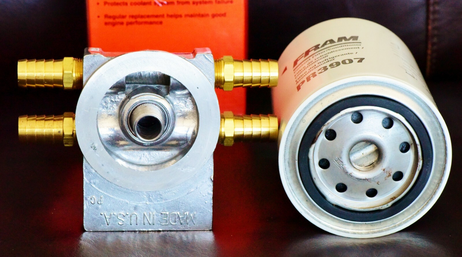 4 Port Inline Coolant Kit For 5/8" Hose NO Filter FRAM PR3907 4-Units ...