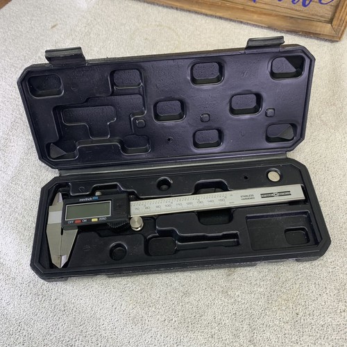 National Metallic Digital Caliper 6" Stainless Steel/ hard case | eBay