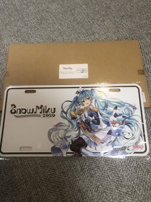 Snow Miku License Plate SNOW MIKU2020 New Japan Anime Limited Hatsune ...